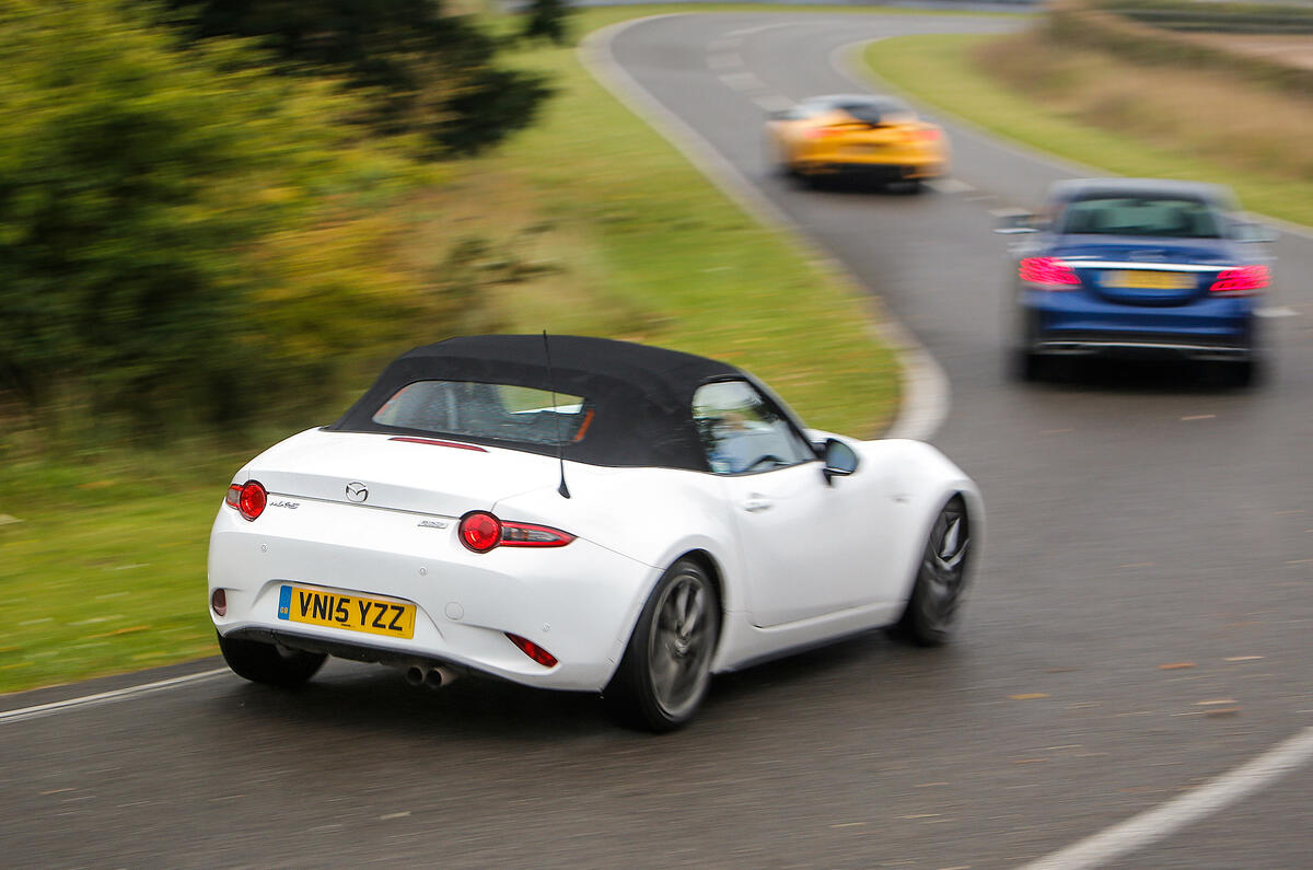 Britain's best driver's car 2015: Lotus Evora 400, Mazda MX-5 2.0 Sport ...