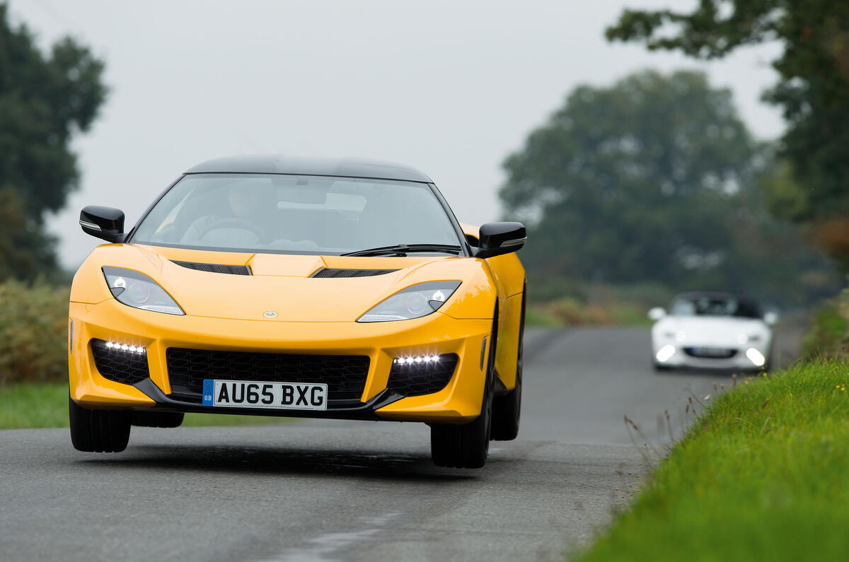 Britain's best driver's car 2015: Lotus Evora 400, Mazda MX-5 2.0 Sport ...
