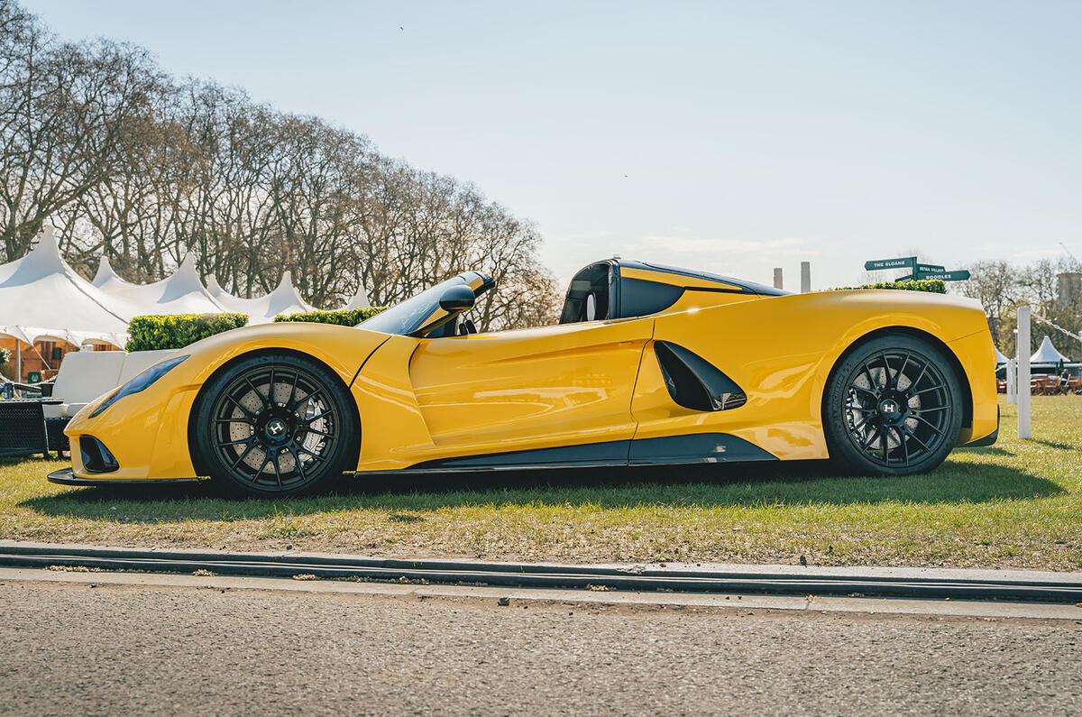 Hennessey Venom F5 Roadster makes UK debut at Salon Privé | Autocar