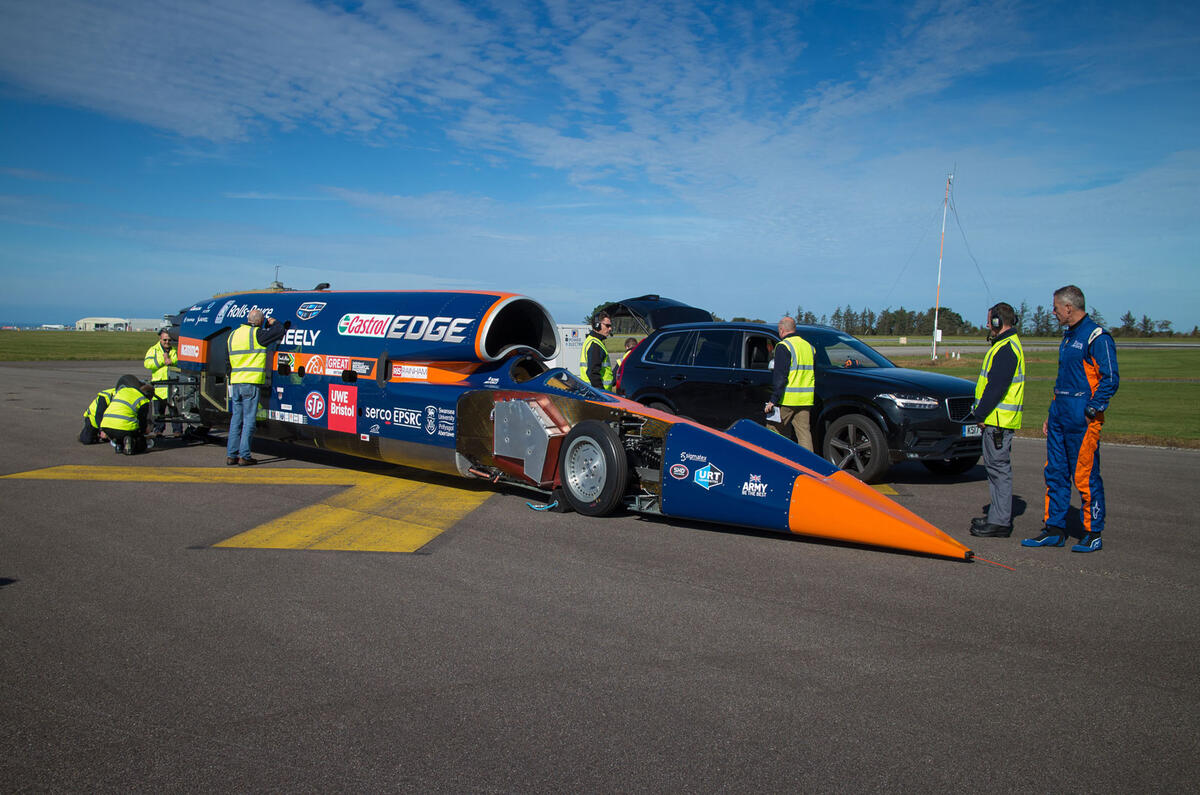 First Bloodhound SSC speed record attempt confirmed for 2019 | Autocar
