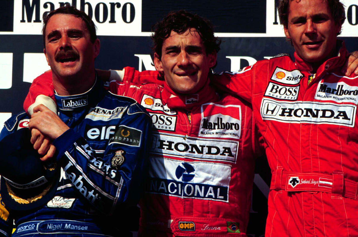 On this day in 1992: Nigel Mansell wins his first Formula 1 title | Autocar
