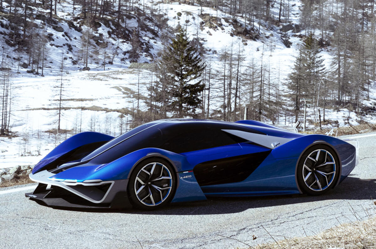 Alpine A4810 concept is a hydrogen hypercar for 2035 | Autocar