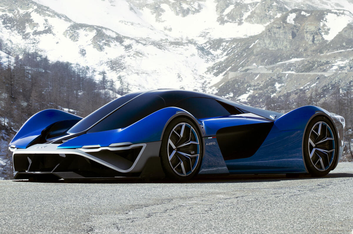 Alpine A4810 concept is a hydrogen hypercar for 2035 | Autocar