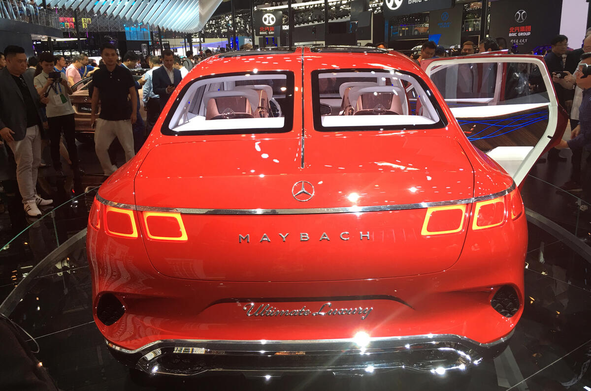 Mercedes-Maybach Vision Ultimate Luxury electric SUV concept revealed ...