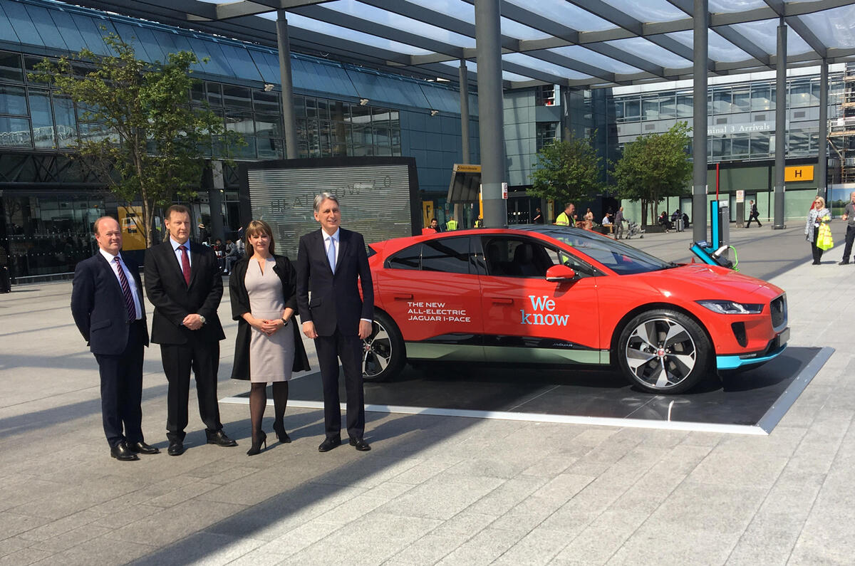 Heathrow to use fleet of Jaguar I-Paces in electric chauffeur service ...