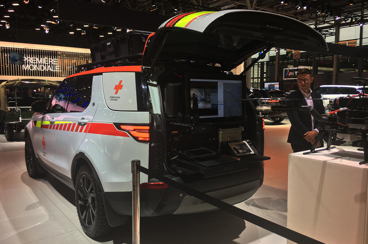 Land Rover SVO creates bespoke Red Cross Discovery | Autocar