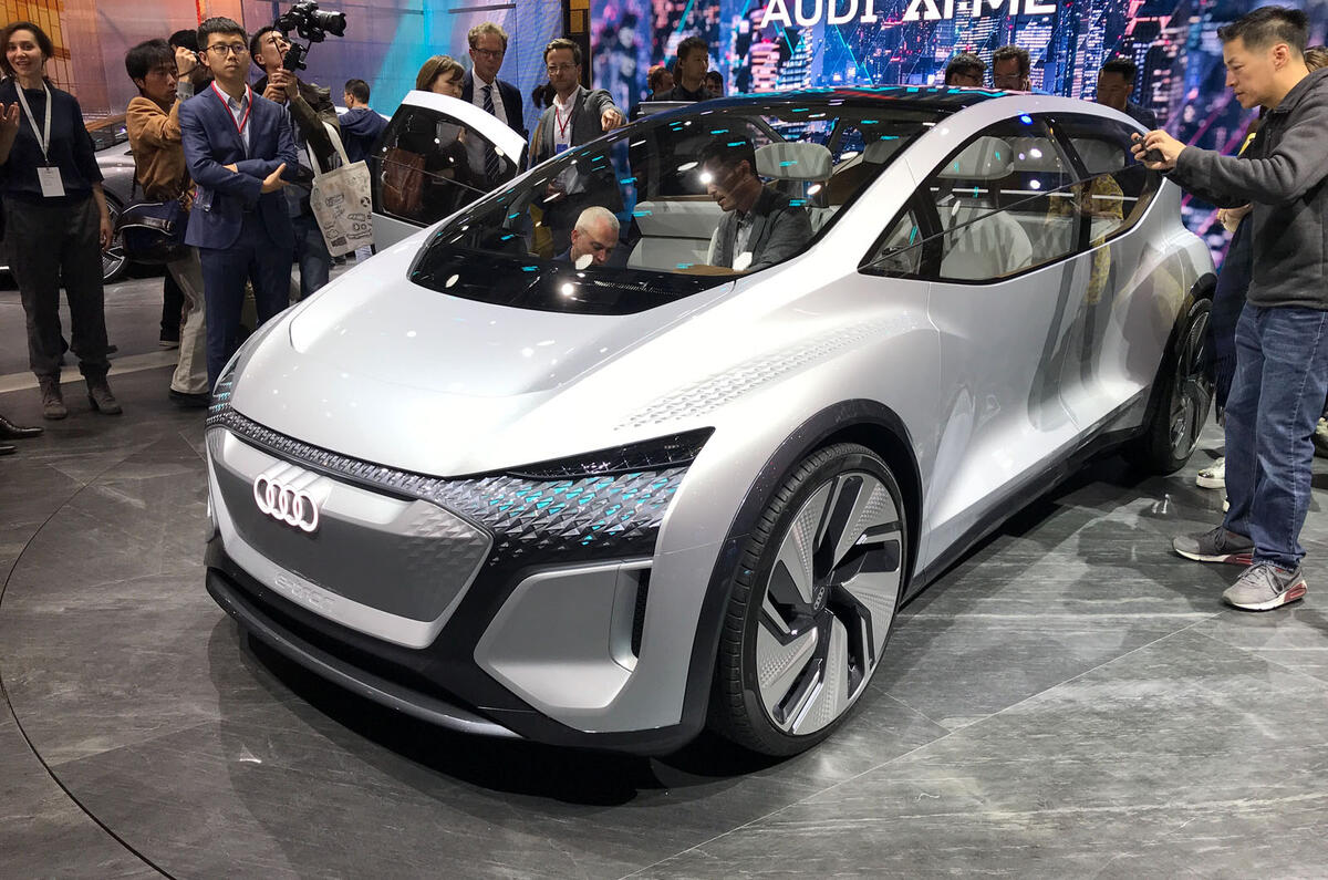 Futuristic Audi AI:ME concept hints at Volkswagen ID rival | Autocar