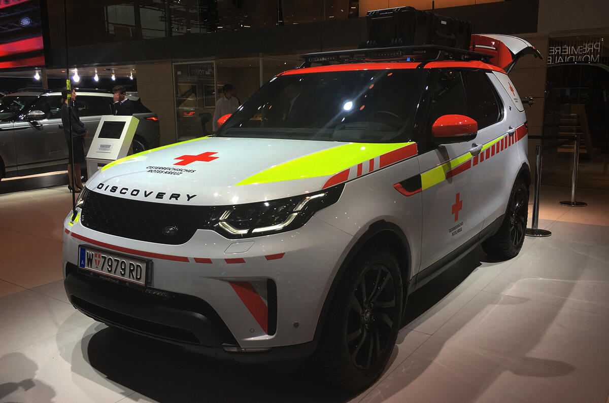 Land Rover SVO creates bespoke Red Cross Discovery | Autocar