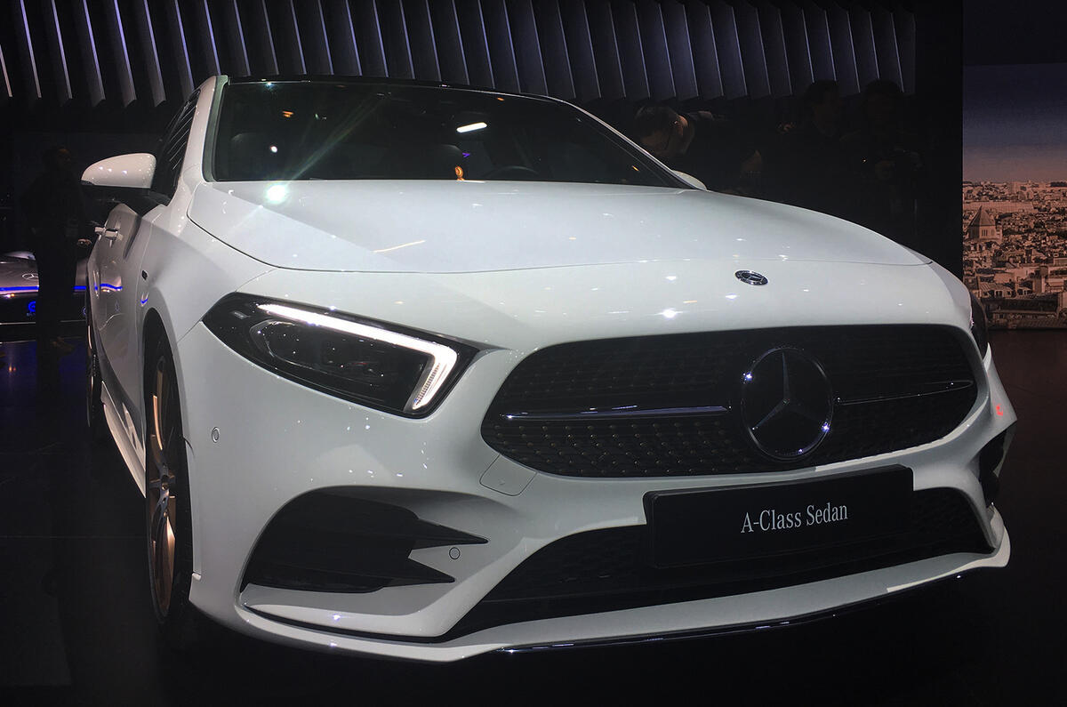 Mercedes-Benz A-Class Saloon on sale in Britain from £27,875 | Autocar