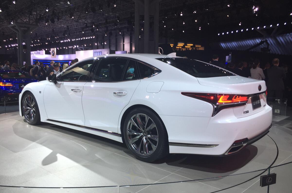 Lexus LS F Sport revealed at New York motor show | Autocar