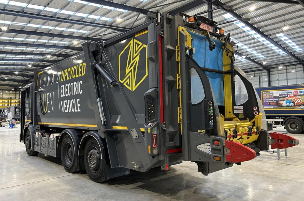 First ride: Lunaz Upcycled Electric Vehicle bin lorry | Autocar