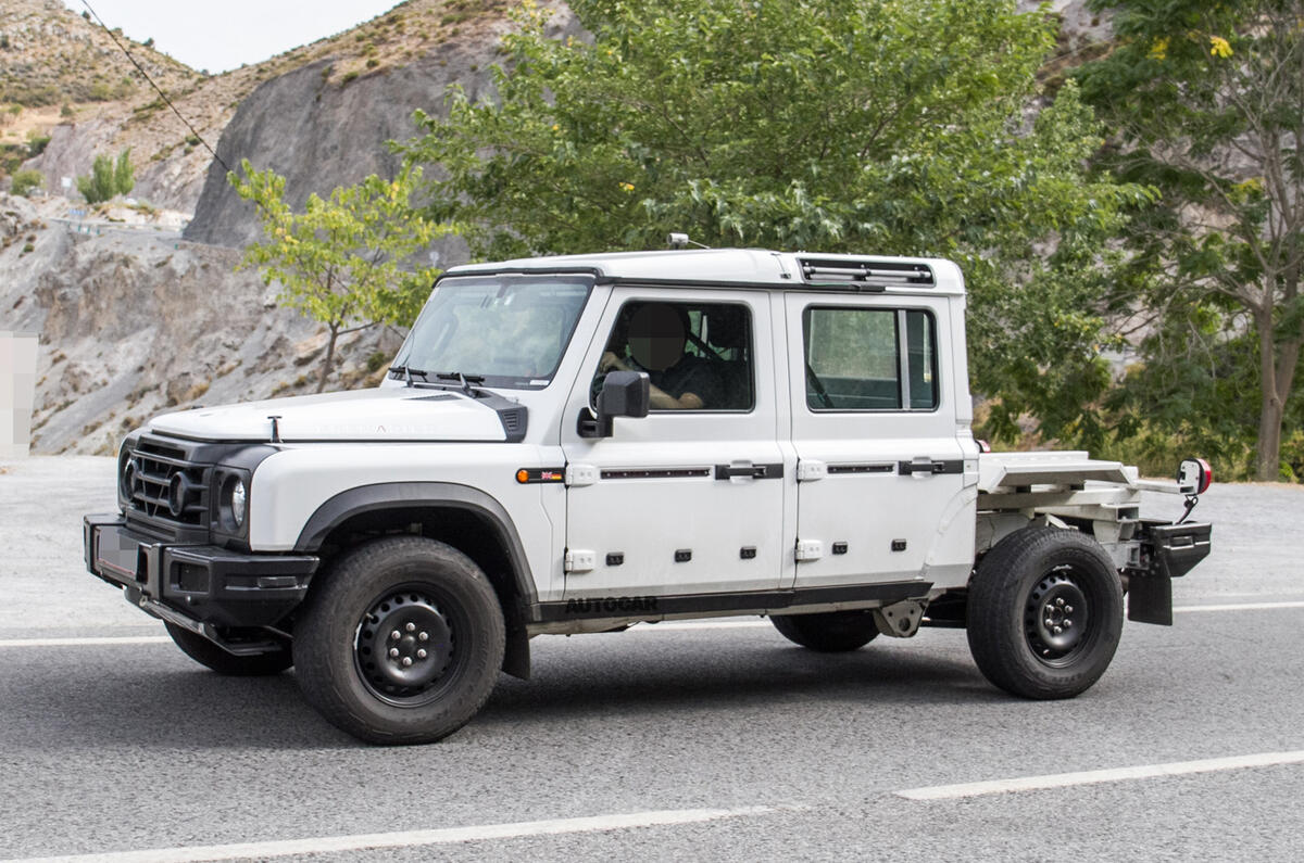 Ineos Grenadier pick-up: commercial 4x4 hits public roads | Autocar