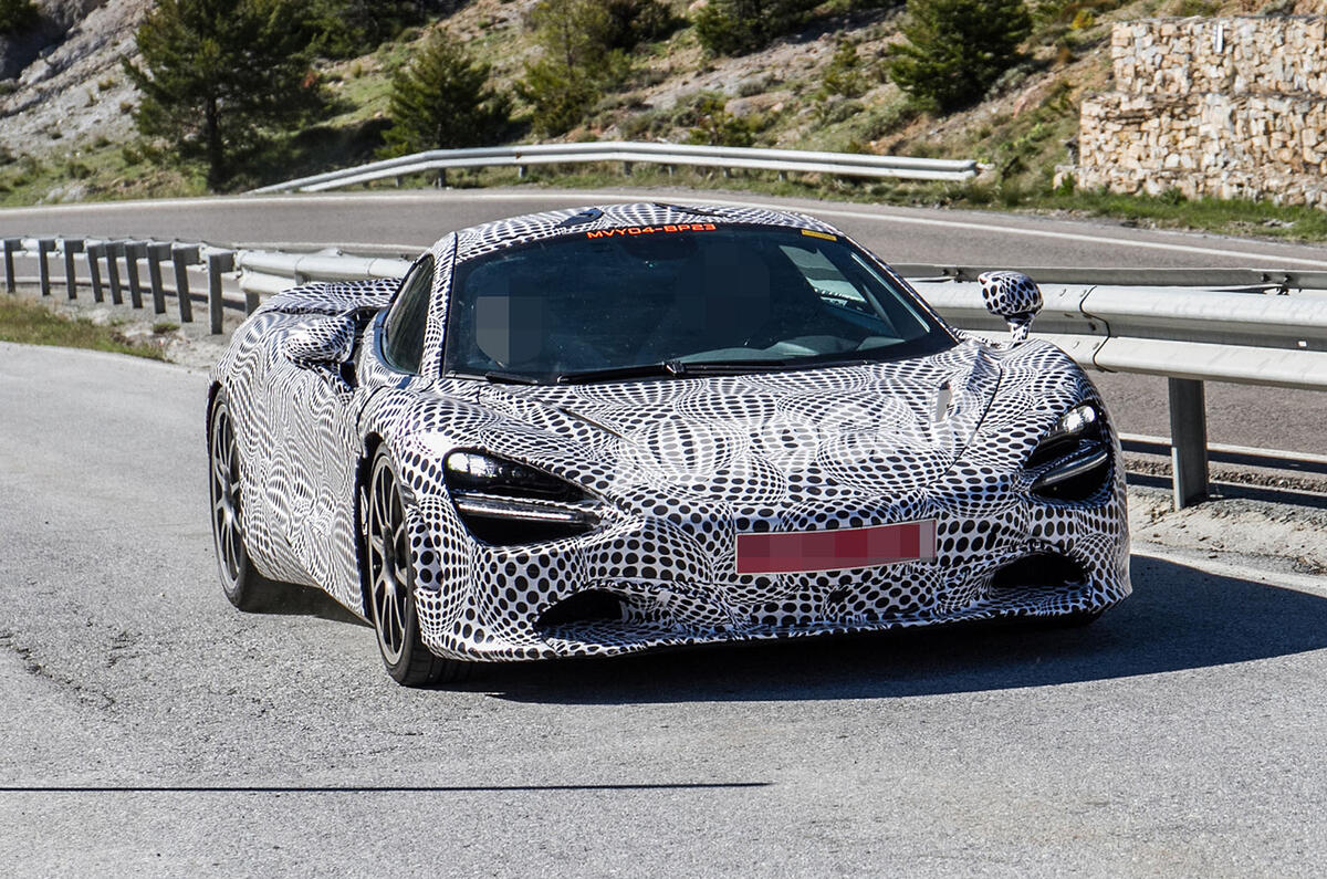 First McLaren hybrid supercar prototypes hit the road | Autocar