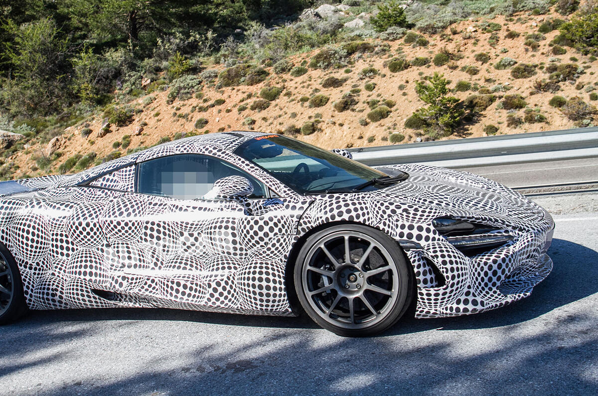 First McLaren hybrid supercar prototypes hit the road | Autocar