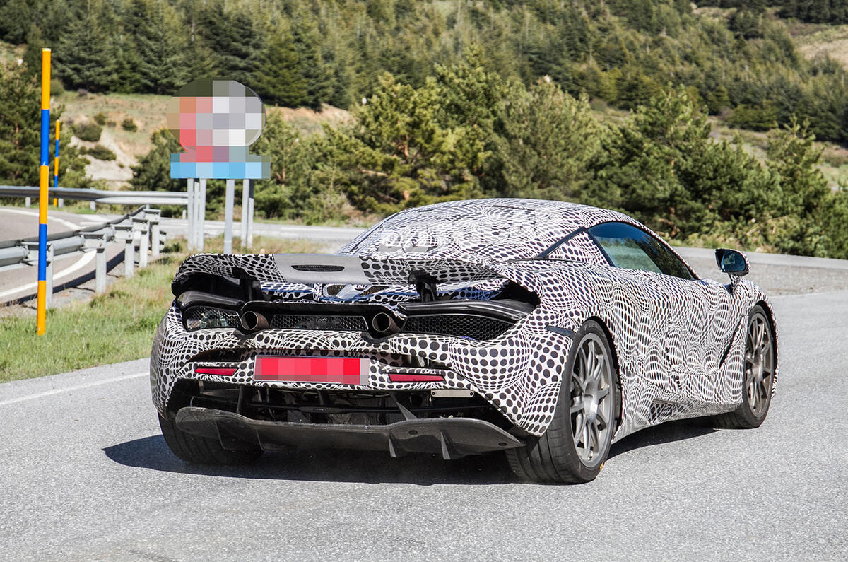 First McLaren hybrid supercar prototypes hit the road | Autocar