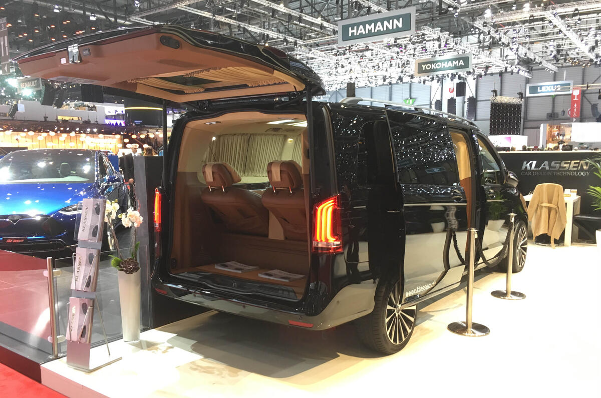 Klassen V-Class: where Mercedes van meets private jet | Autocar