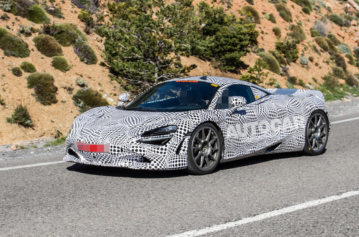 First McLaren hybrid supercar prototypes hit the road | Autocar