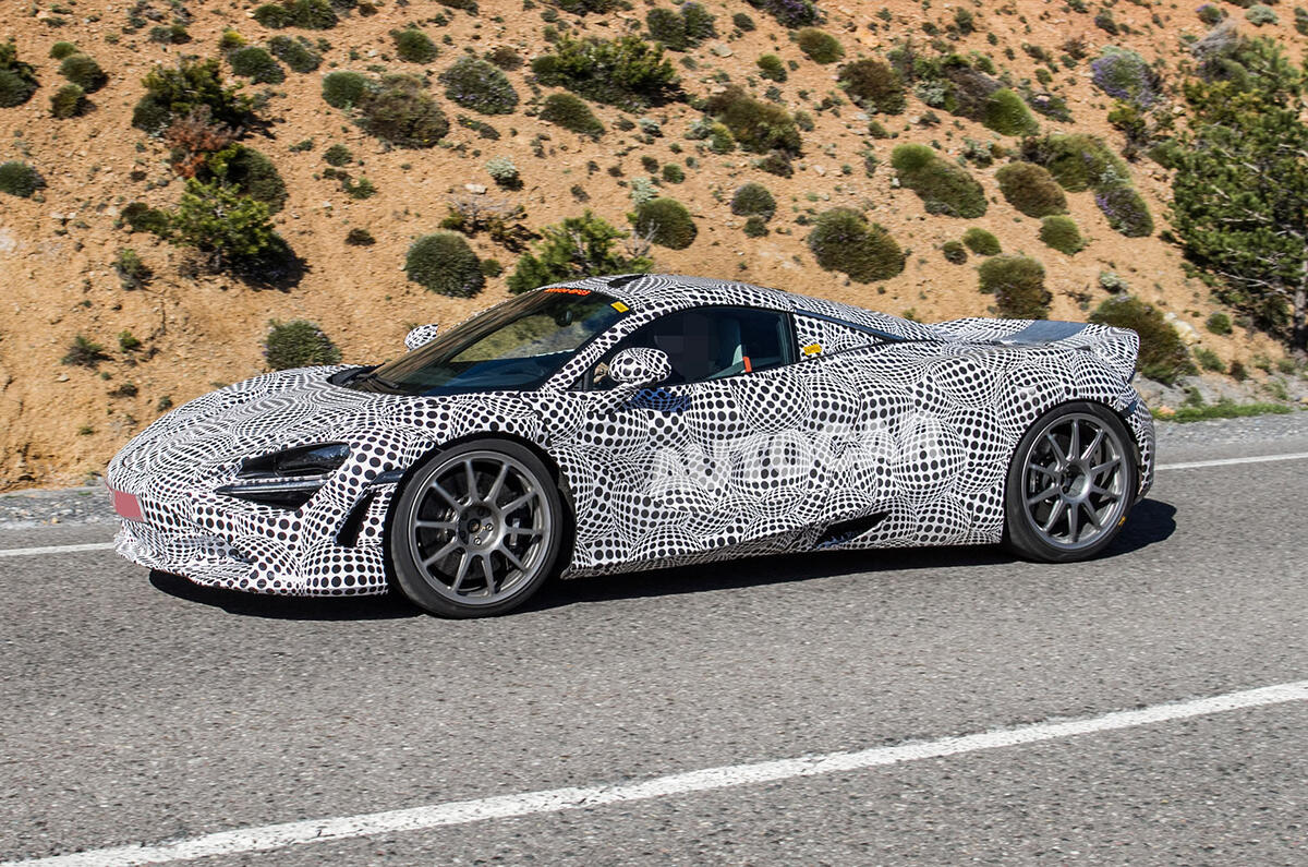 First McLaren hybrid supercar prototypes hit the road | Autocar