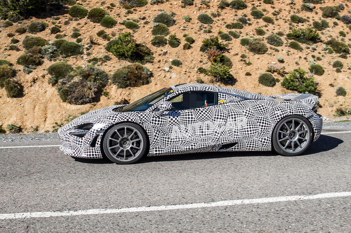 First McLaren hybrid supercar prototypes hit the road | Autocar