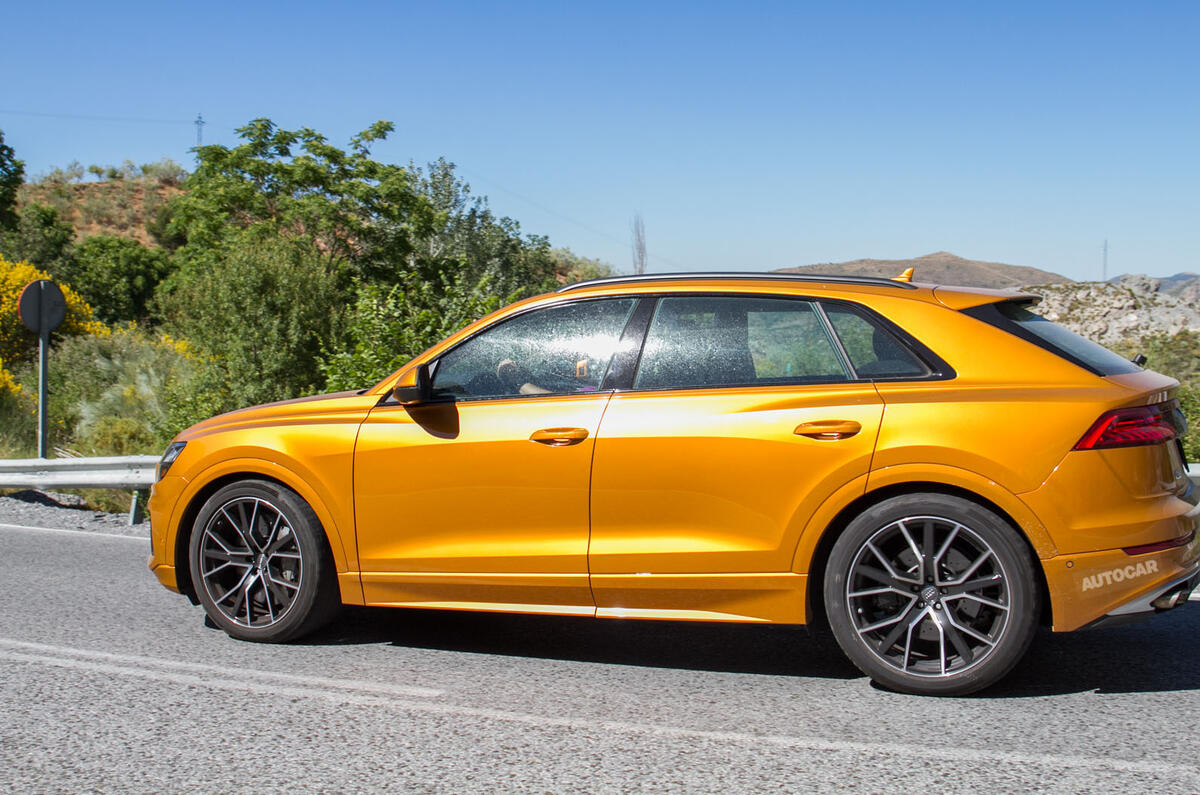 Audi SQ8 seen testing undisguised ahead of December arrival | Autocar
