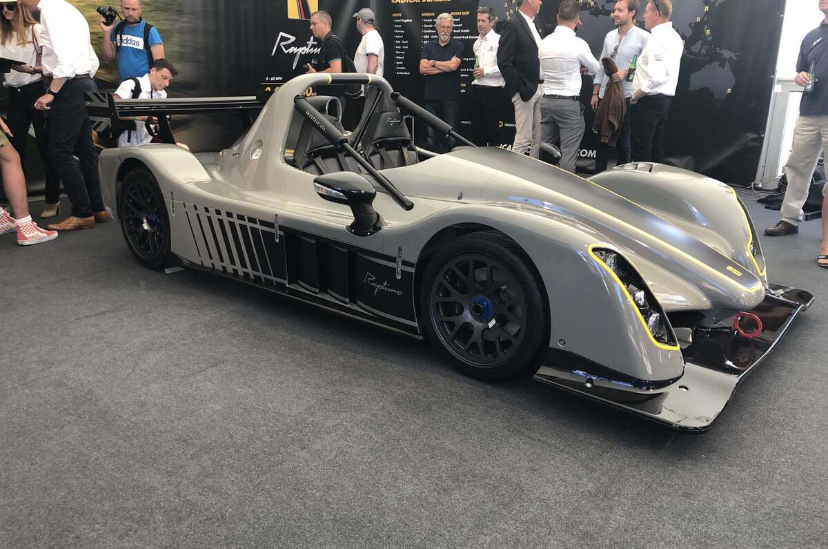 New road-focused Radical Rapture hits Goodwood hillclimb | Autocar