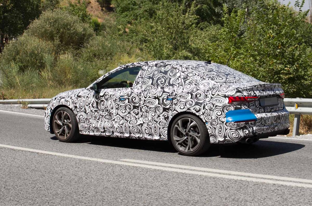 2020 Audi S3: hot hatch and saloon spotted undisguised | Autocar