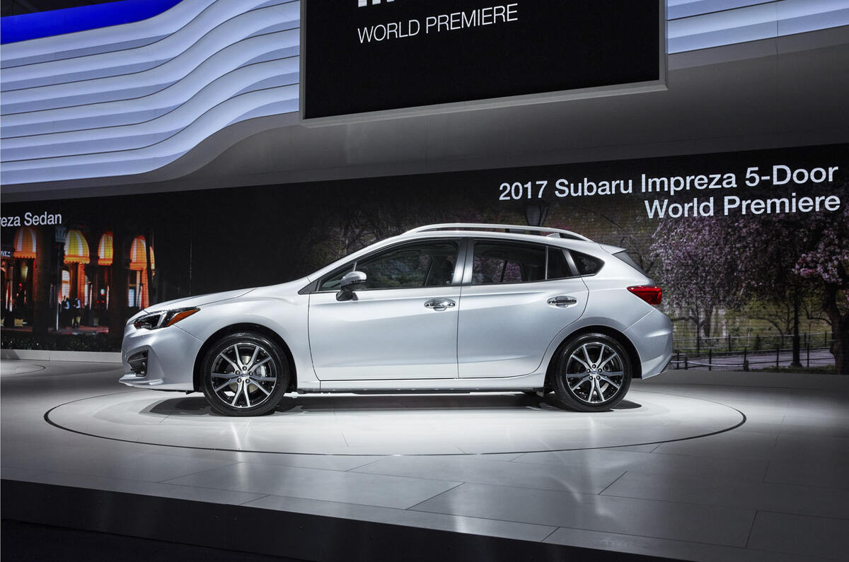 2016 Subaru Impreza hatchback unveiled at New York motor show | Autocar