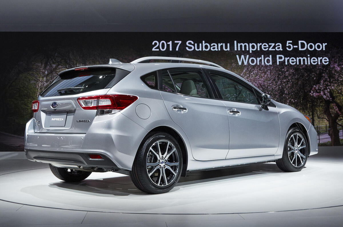 2016 Subaru Impreza hatchback unveiled at New York motor show | Autocar