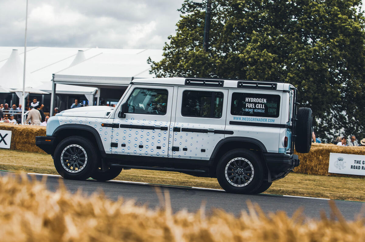 Ineos Grenadier FCEV gets BMW fuel cells, earth-warping torque | Autocar