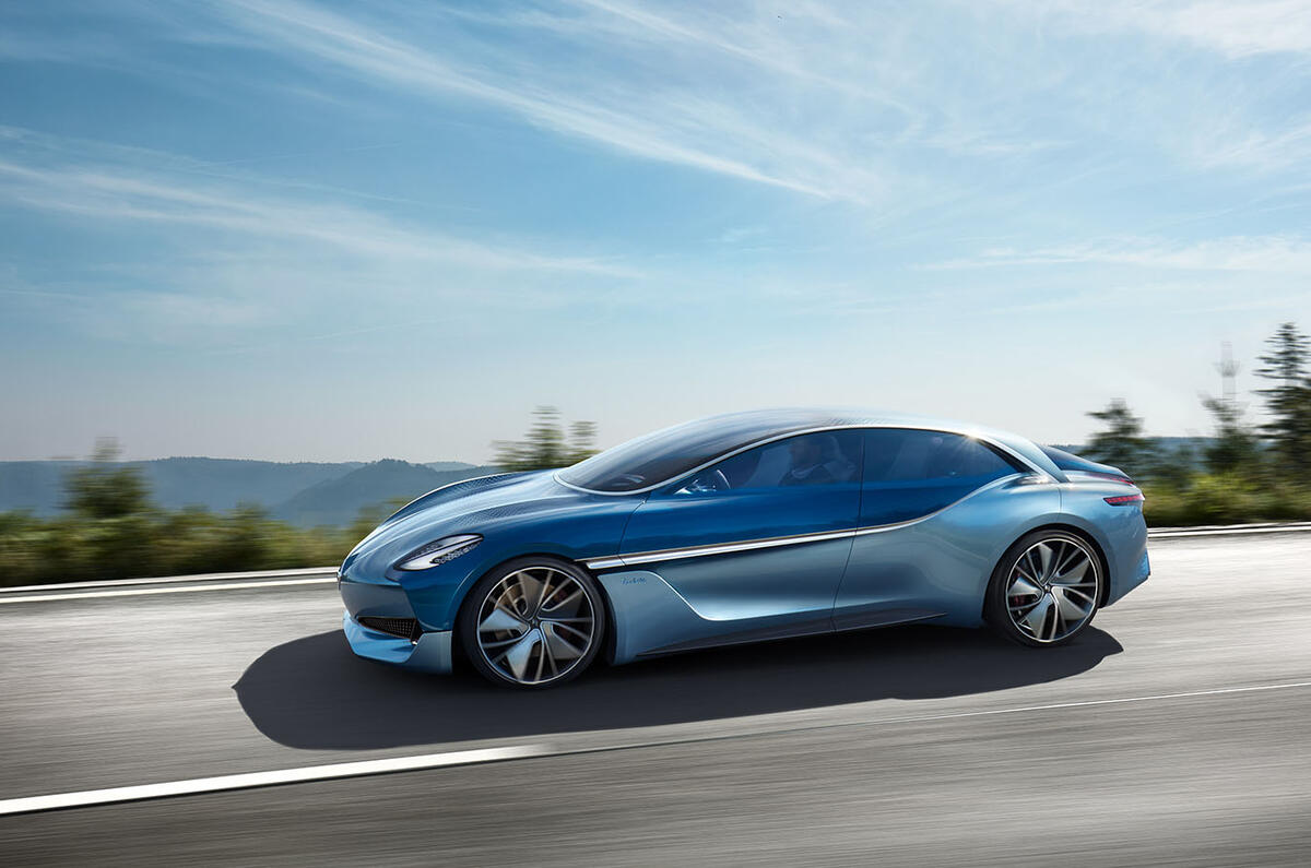Borgward Isabella unveiled as all-electric four-door design concept ...