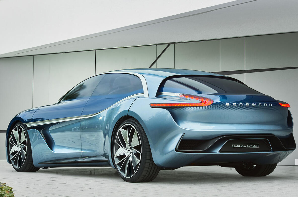 Borgward Isabella unveiled as all-electric four-door design concept ...