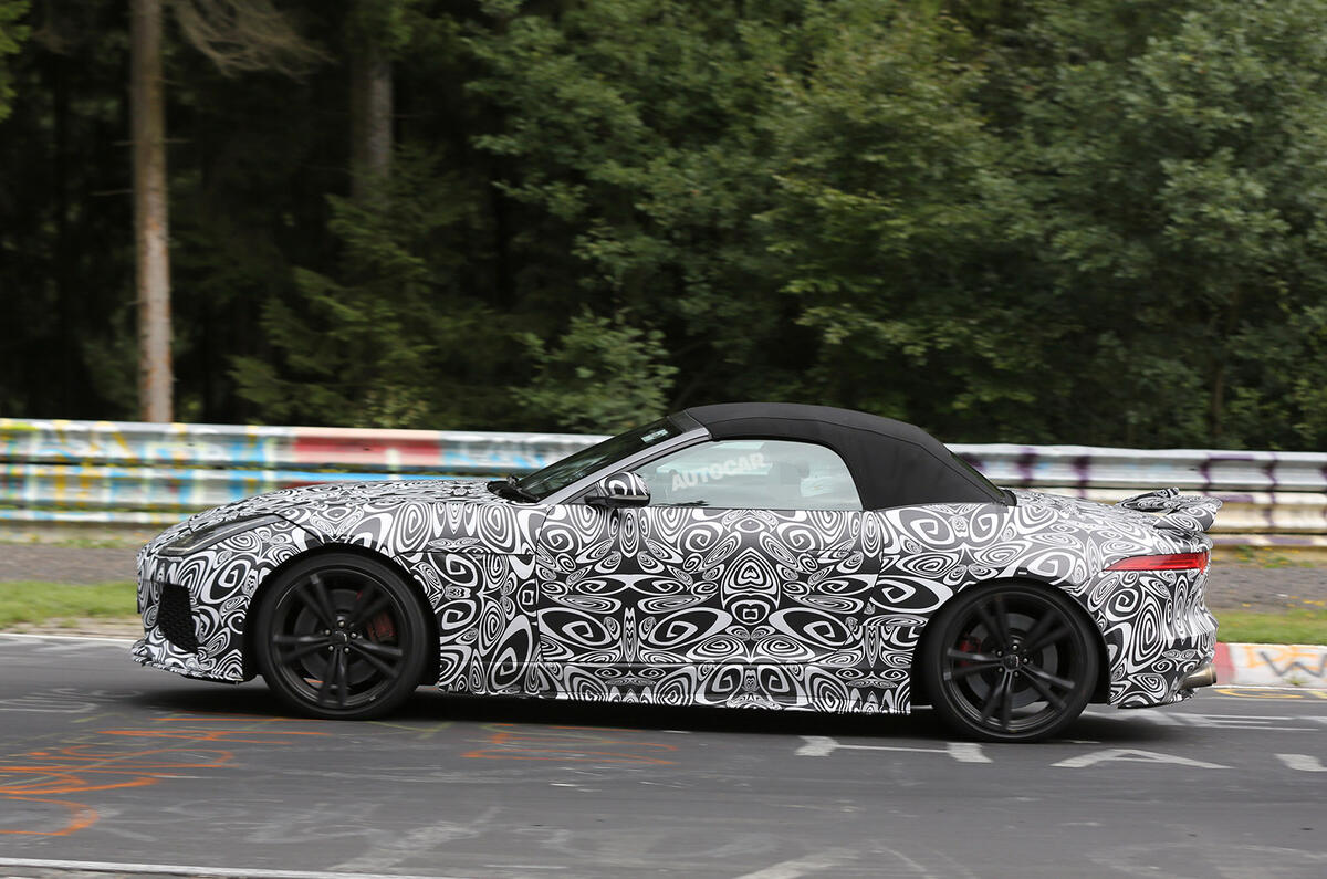 2016 Jaguar F-Type SVR - latest spy pictures | Autocar