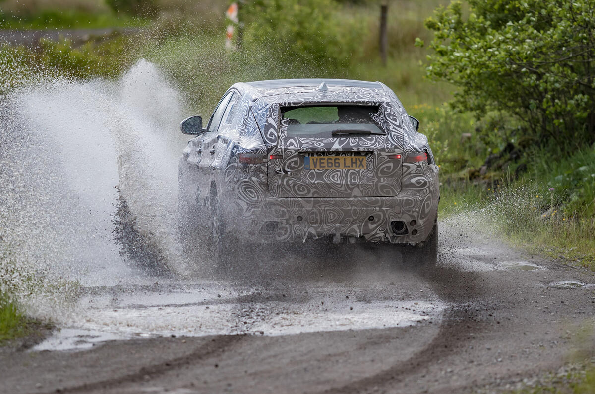 Jaguar E-Pace shown in new test images | Autocar