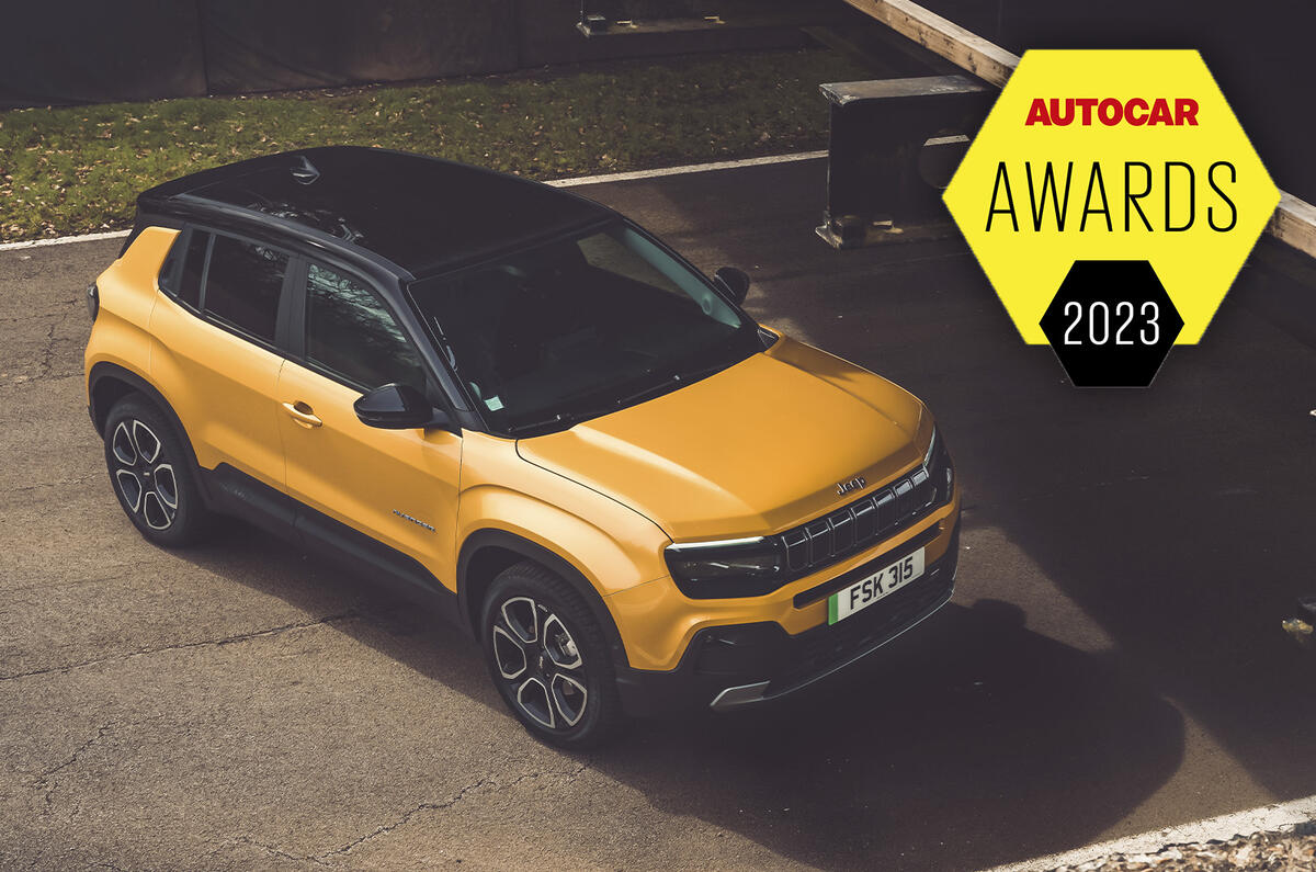 Autocar Awards 2023: all-electric Jeep Avenger wins best small car ...
