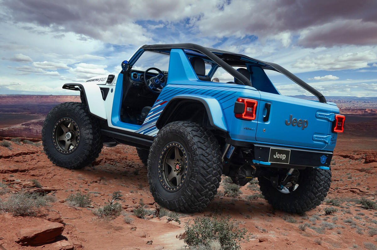 Electric 4x4 with 641bhp, 900lb ft one of seven new Jeep concepts | Autocar
