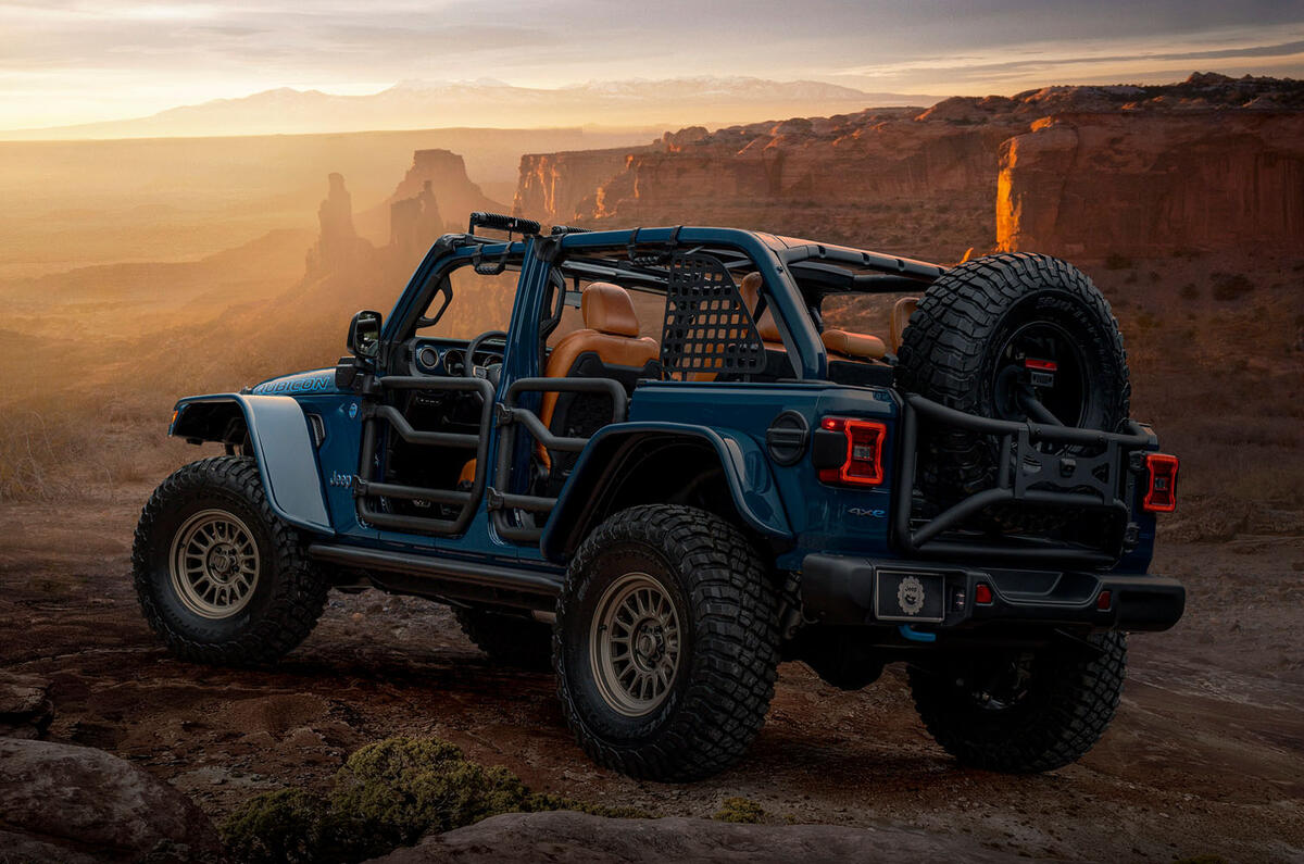 Electric 4x4 with 641bhp, 900lb ft one of seven new Jeep concepts | Autocar