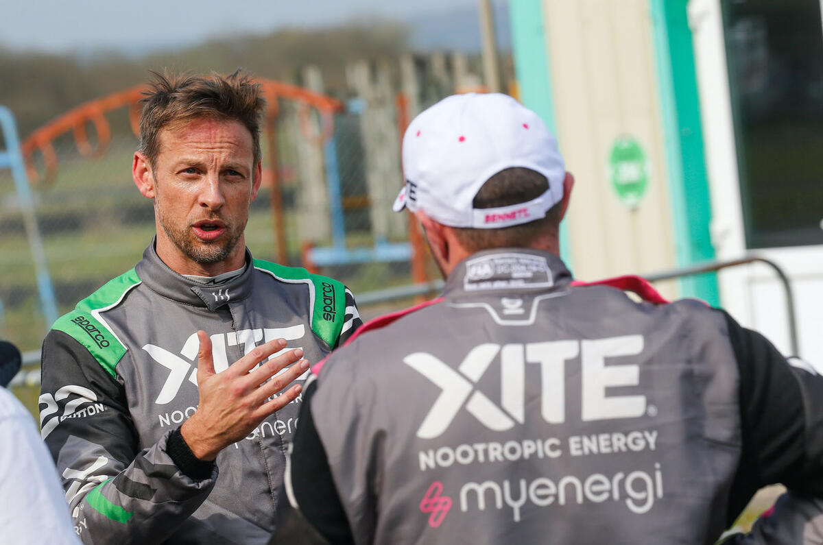Jenson Button enters global rallycross with 1000bhp EV racer | Autocar