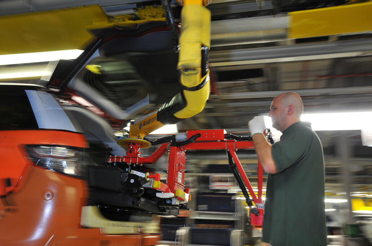 A night in the Jaguar Land Rover plant at Halewood | Autocar
