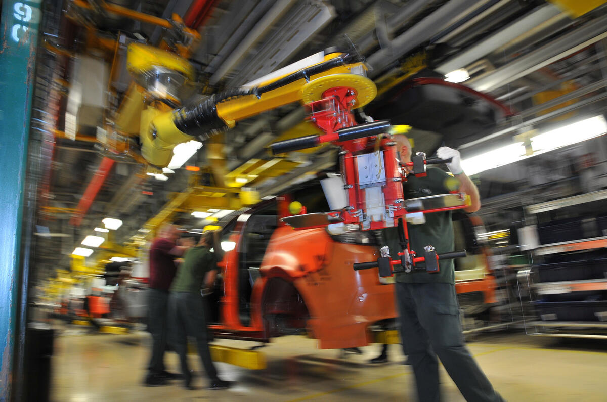 A night in the Jaguar Land Rover plant at Halewood | Autocar