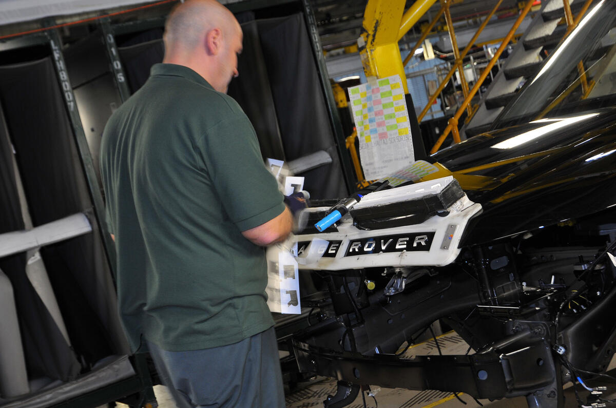 A night in the Jaguar Land Rover plant at Halewood | Autocar