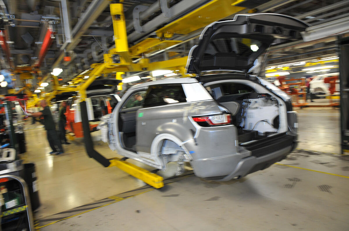 A night in the Jaguar Land Rover plant at Halewood | Autocar