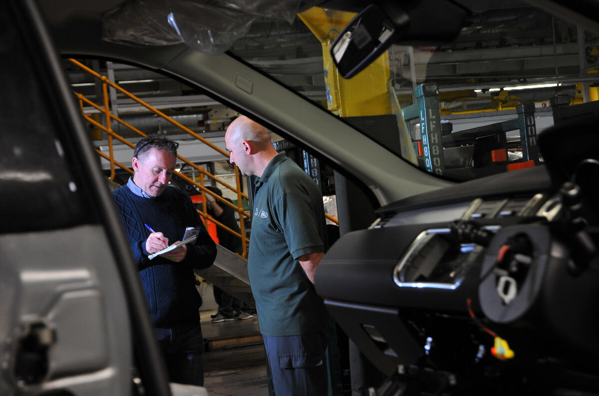 A night in the Jaguar Land Rover plant at Halewood | Autocar