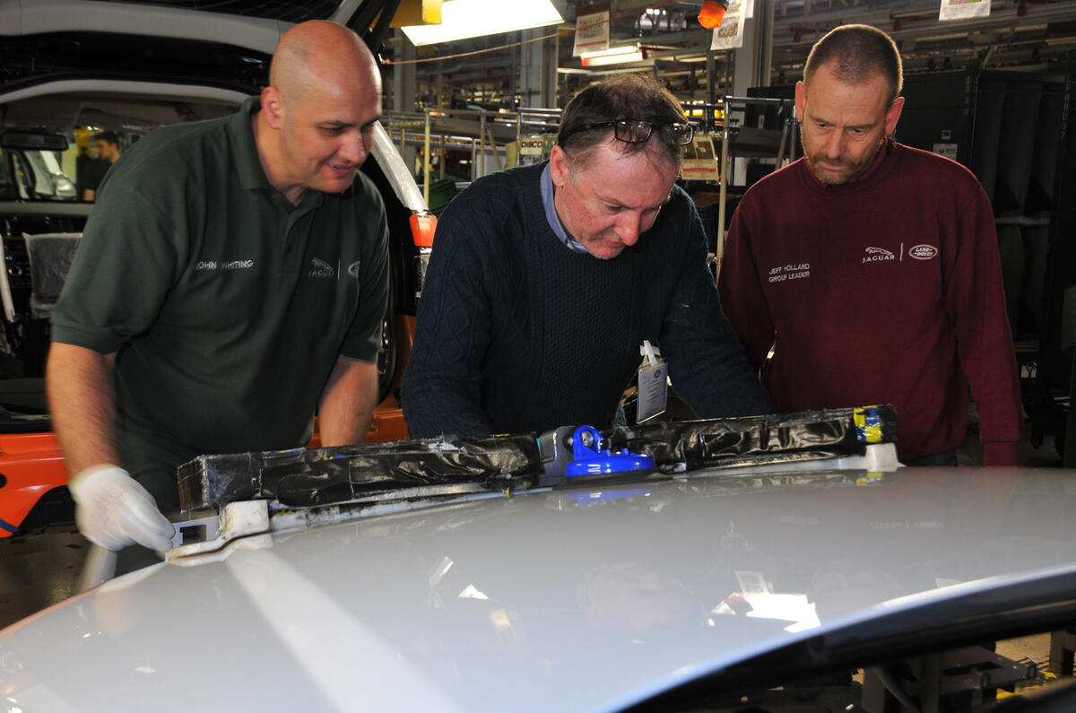 A night in the Jaguar Land Rover plant at Halewood | Autocar