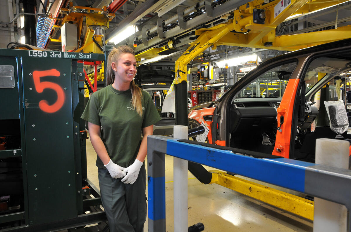 A night in the Jaguar Land Rover plant at Halewood | Autocar