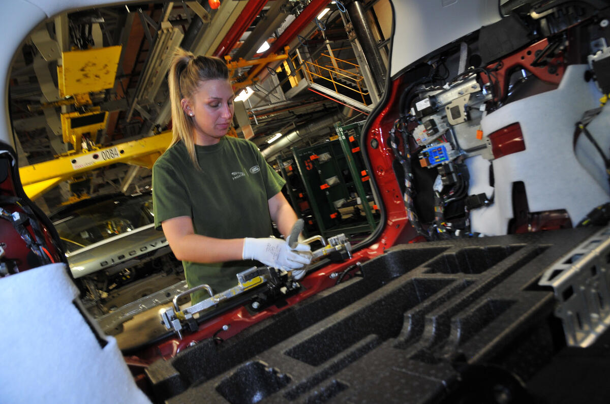 A night in the Jaguar Land Rover plant at Halewood | Autocar