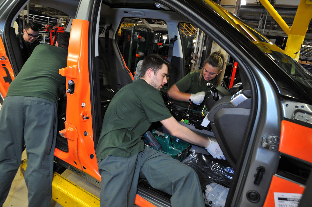 A night in the Jaguar Land Rover plant at Halewood | Autocar