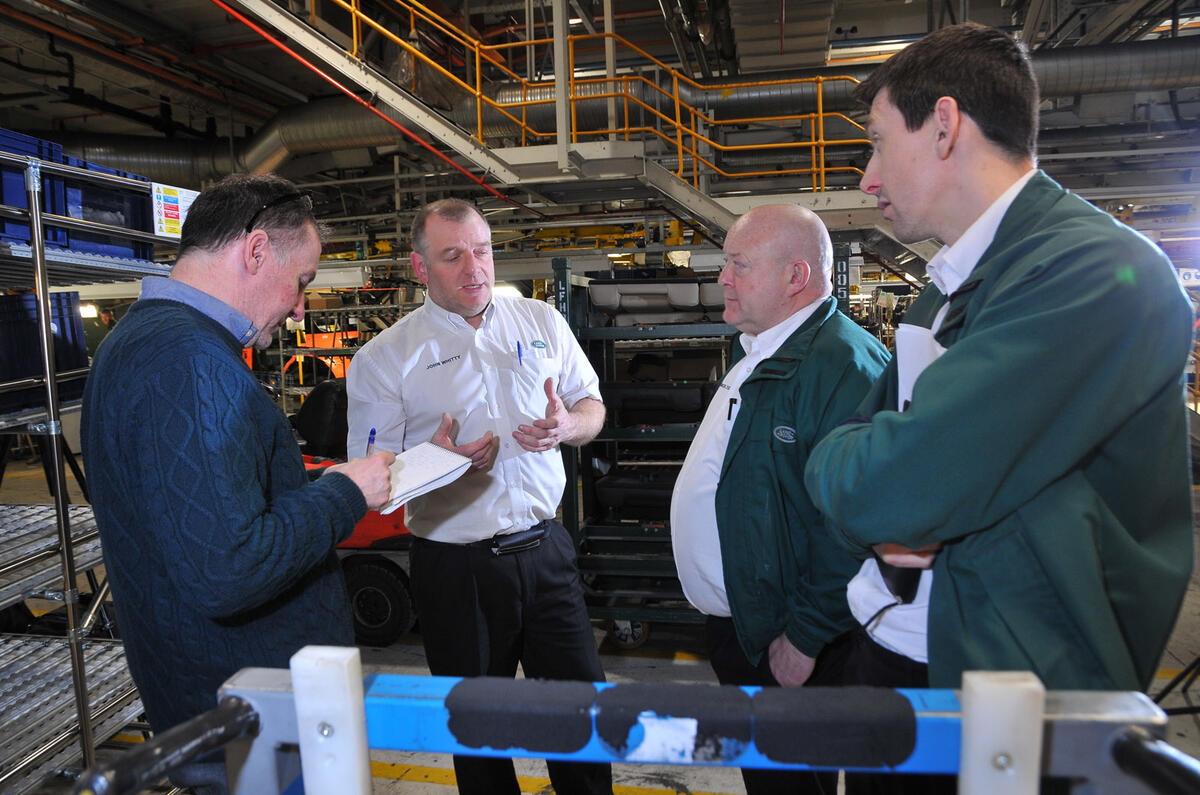 A night in the Jaguar Land Rover plant at Halewood | Autocar