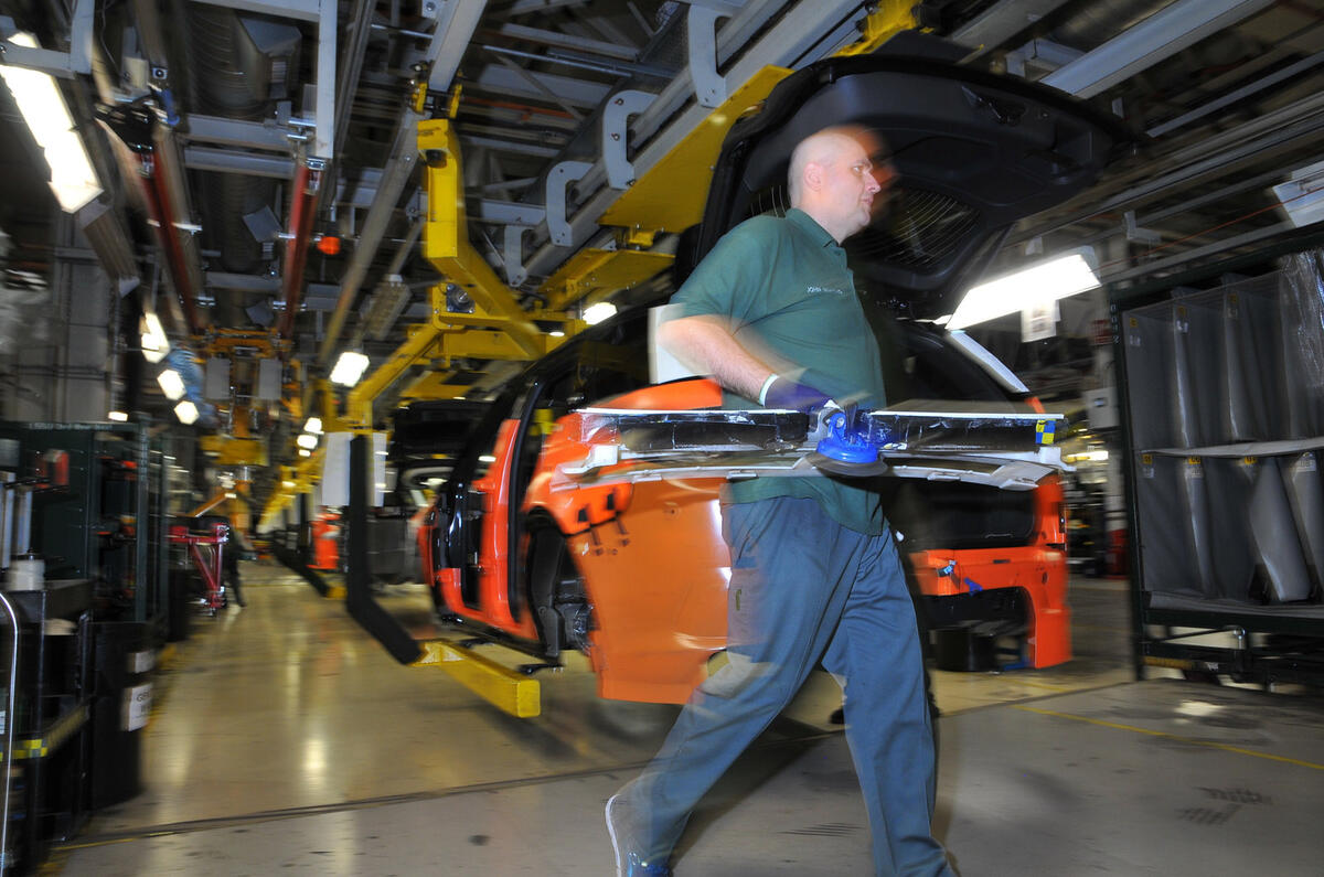A night in the Jaguar Land Rover plant at Halewood | Autocar