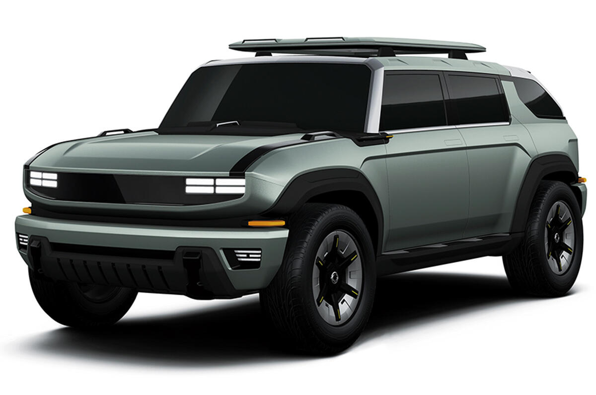 Rugged electric pick-up leads three radical Ssangyong EV concepts | Autocar