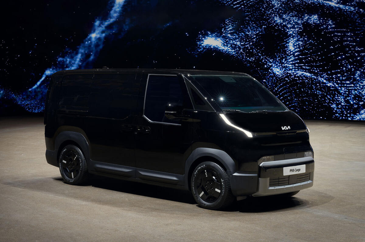 Kia PV5 revealed as electric van for diesel Ford Transit money | Autocar